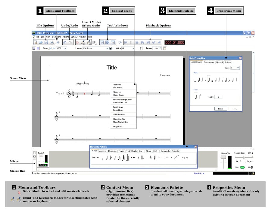 FORTE - Workspace Overview | Forte Notation